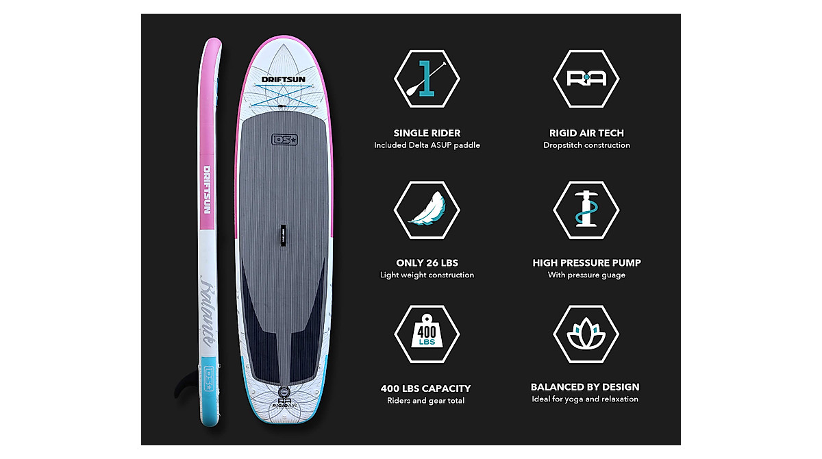 Driftsun 11' Inflatable SUP Package - Fun & Portable