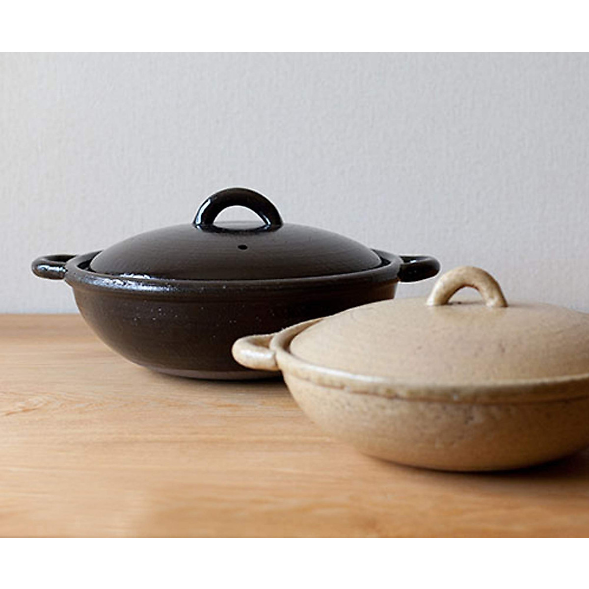 Japanese Donabe Cocer Cooking Pot, For 2-3 people, 1500cc, White