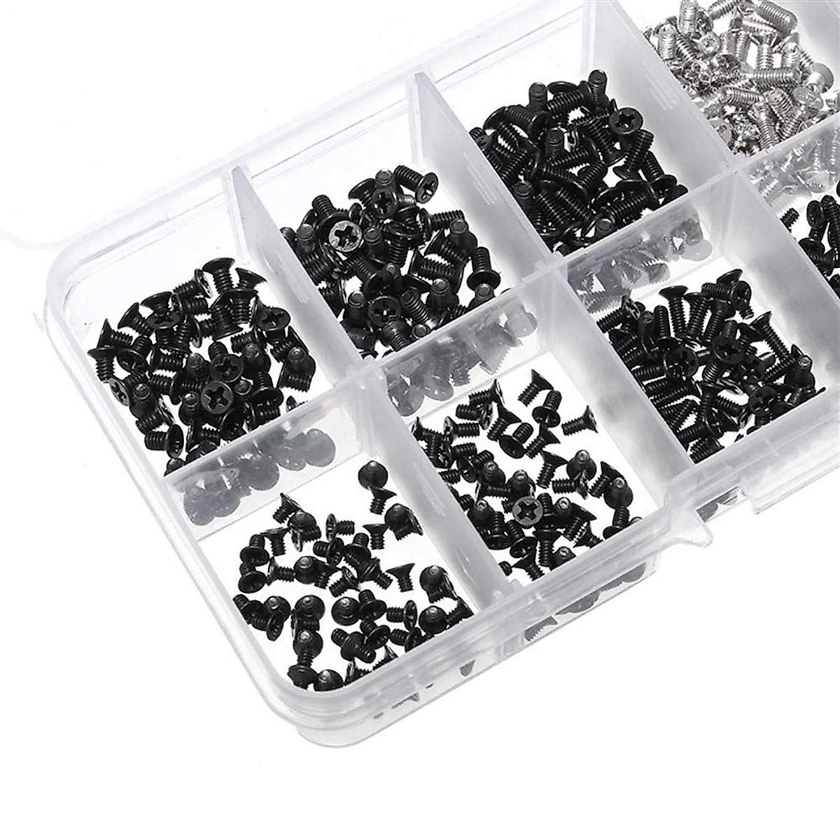 WUXUN 500Pcs Laptop Notebook Computer Screw Kit Set for IBM Hp Dell Lenovo Samsung Sony Toshiba Gateway Acer (Color : Black, Size : M2 3mm)