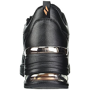 Skechers Women's Million AIR Sneaker, 7.5 Black