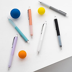 AZGO Ballpoint Pens Black Retractable Ink Writing Pen Office 0.7mm Ball Point Pen for Journaling (6-count)