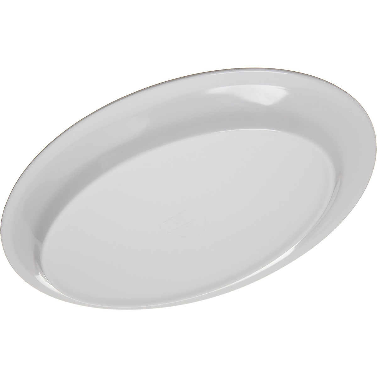 Carlisle FoodService Products 4356002 Dallas Ware Melamine Oval Platter Tray, 12" x 8.50", White (Pack of 24)