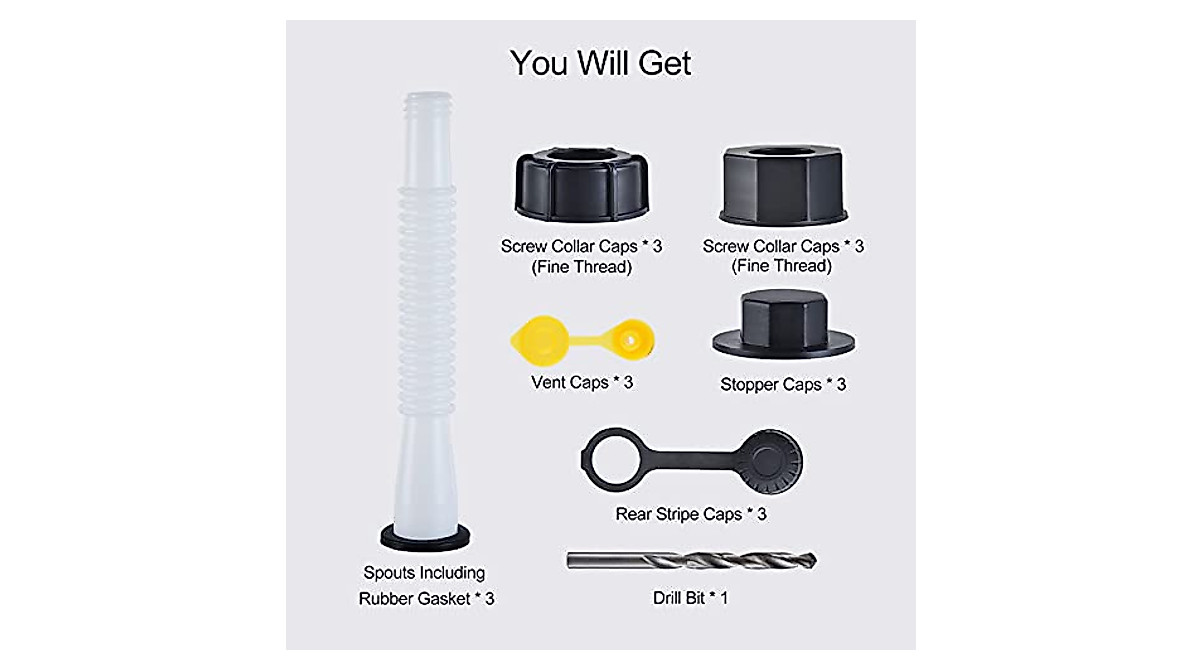 Gas Can Spout Replacement – Spill-Free, Easy Install for 1-10 Gallon Cans