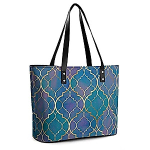 Womens Handbag Gold Green Texture Leather Tote Bag Top Handle Satchel Bags For Lady