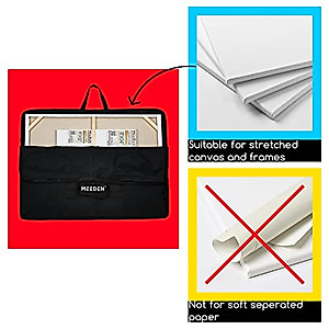 MEEDEN Art Portfolio Case 24" X 36" Water-proof, 600D Oxford Cloth, Art Portfolio Bag Black, Portfolio Folder for Artwork for Artwork, Drawing, Canvas, Photography, Poster