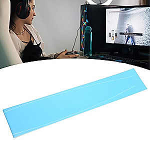 Game Console Middle Skin, Accurate Access One Piece Professional Dustproof Game Protective Middle Strip Sticker for Game Console Accessories (Blue)