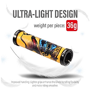 CNC Silicone Bike Grips, Silicone MTB Grips, Silica Gel Handlebar Grips for Mountain Bike/BMX/Bicycle.