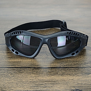 Viriber Motorcycle Goggles Bike Goggles UV Protective Outdoor Glasses Military Tactical Goggles