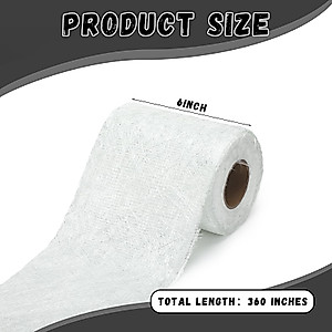 Wesnoy 1708 Fiberglass Cloth Roll 6" Wide by 360" Fiberglass Mat Material Roll with 3 Fiberglass Roller Tools Kit Fiberglass Repair Kit Fiberglass Filler Fiberglass Sheet for Boat Tub Shower Repair