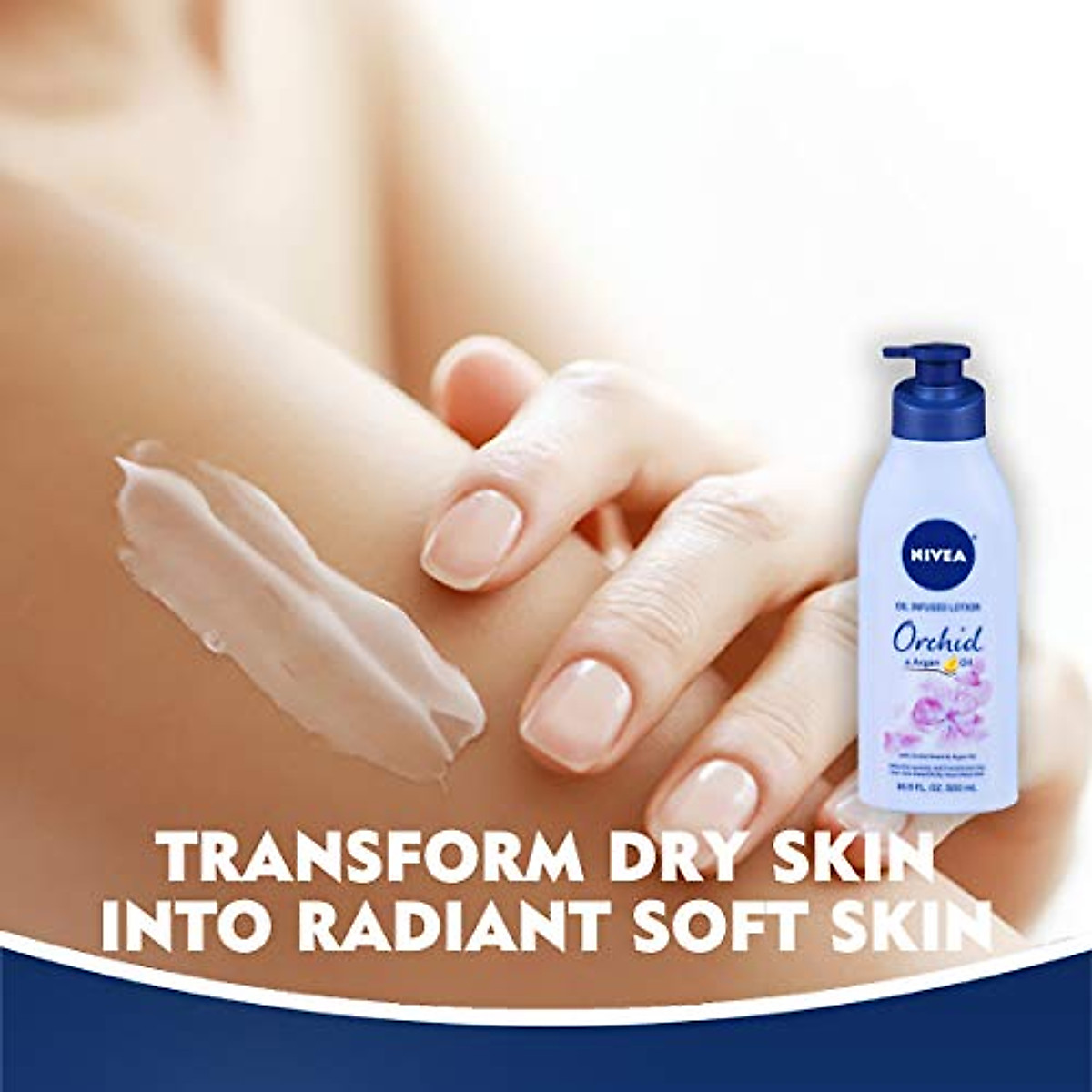 NIVEA In Bloom Variety Pack – 4 Piece with Body Lotion, Body Wash, Lip Balm, and Multipurpose Cream