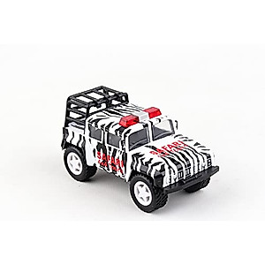 Daron Lil Truckers Safari Truck, White/Black/Red