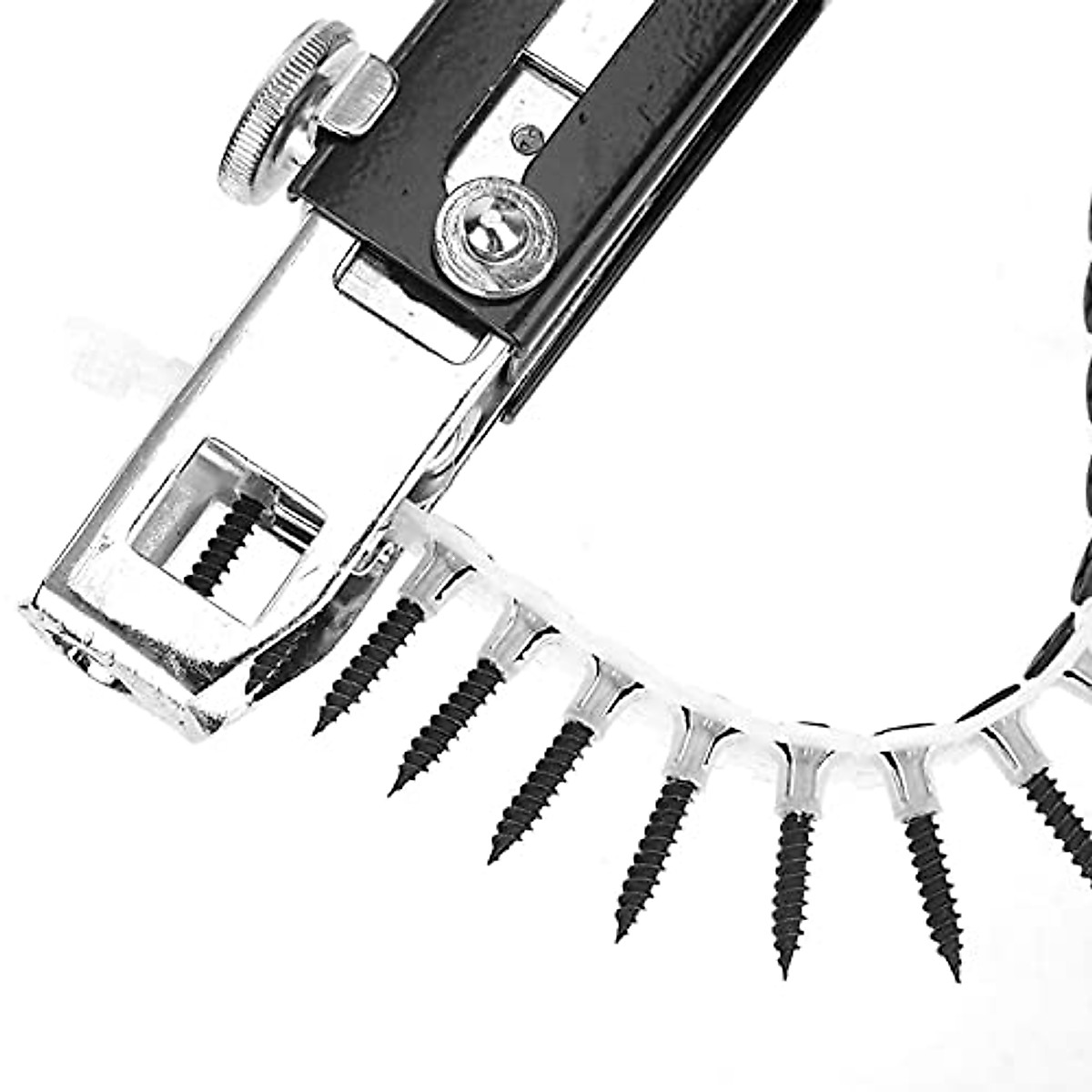 Deck Screw Gun, Drywall Screw Gun, Automatic Screw Spike Chain Drill Screw Chain Adapter for Electric Drill Attachment