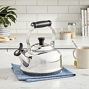 Le Creuset Stainless Steel Whistling Tea Kettle, 1.7 qt.