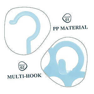 Levemolo Coat Hanger Scarf Hanger Plastic Clothes Hangers Clothing Storage Bags 4 Pcs Belt Holder for Closet Skirt Jean Hanger Closet Hanger Organizers Closet Hat Rack Closet Organizers Bra