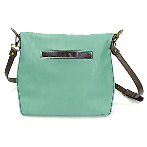 Chala Charming Teal Crossbody Bag With Flap Top and Zipper or Shoulder Handbag (Teal_ Westie)