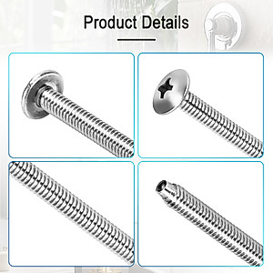 2-Pack 15528 Shower Faucet Escutcheon Screws Replacement for Moen - Escutcheon Trim Screws Shower Handle Cover Plate Screws for One-Handle Tub and Shower Faucets
