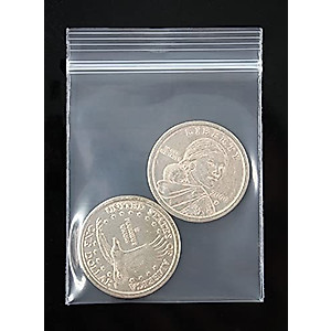 Small Plastic Bags, Mini Tiny Bags, Thick, Clear, 8mil(two sides), 2"×2.4", 150PCS, Jewelry Bags, Pill Pouch, Food Storage Bags, Earring Bags, Plastic Packaging Bags, Grocery Bags