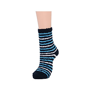 Century Star Womens Fuzzy Socks Super Soft Fluffy Socks Warm Cozy Socks Slipper Socks Sports Athletic Socks Gifts Socks For Christmas 5 Pairs Black Blue One Size