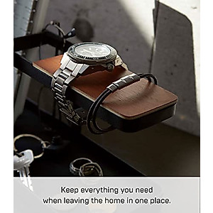 YAMAZAKI home 2300 Desk Bar-Wood & Steel Organizer, One Size, Black