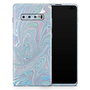 DesignSkinz Marbleized Swirling Color Passion Protective Vinyl Decal Wrap Skin Cover Compatible with The Samsung Galaxy S20 (Screen Trim & Back Glass Skin)