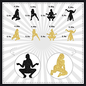 Cheereveal Twerk Banner Garland Set, Pole Dance Party Decorations Funny Birthday Banner for Bachelorette Stripper Party Supplies