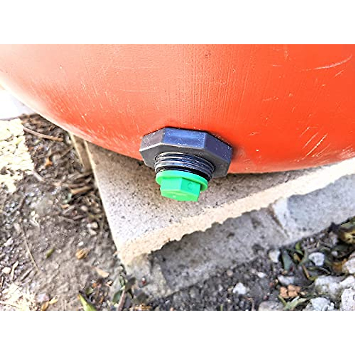 Van Enterprises 3/4" Drain Valve Plug Kit for Rain Barrels, Tuff Stuff, Rubbermaid Water Tanks, Behrens Steel Tanks, Tubs, Pools