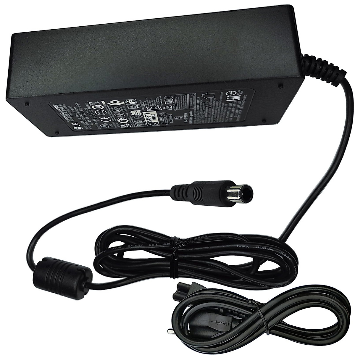 Genuine LG 19V 3.42A AC/DC Adapter for 43" 49" 22" 24" 34" LED LCD Monitor HD TV 43LF5100 22CB25S R460 R480 22VD240 PW800 M2452D S210 PW1000 PW600 M2280D ADS-65AI-19-3 19065E EAY65689605 Power Supply