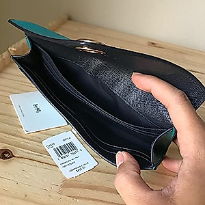 Crossgrain Envelope Wallet With Turnlock