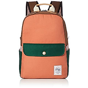Drife ORG & GRN Backpack, Multi-Color YKK Zipper