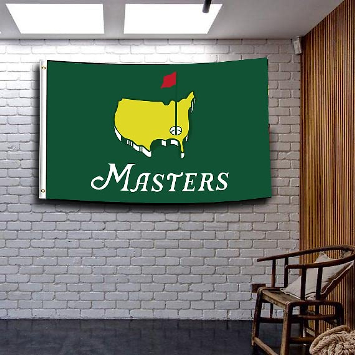 Kasflag Masters Flag Golf Banner Flag Tapestry (3x5 Feet,Heavy Duty, 150D Polyester) For College Dorm Man Cave