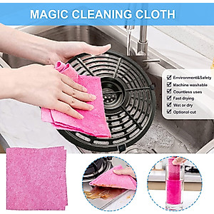 BeranWung 5QT Round Air Fryer Crisper Plate Tray for Ultrean 4.2QT/Gowise USA/PowerXL/Dash/Chefman Air Fryers, Upgraded Nonstick Air Fryer Grill Plate Pan Griller Rack Grate for 5 Quart Air Fryer