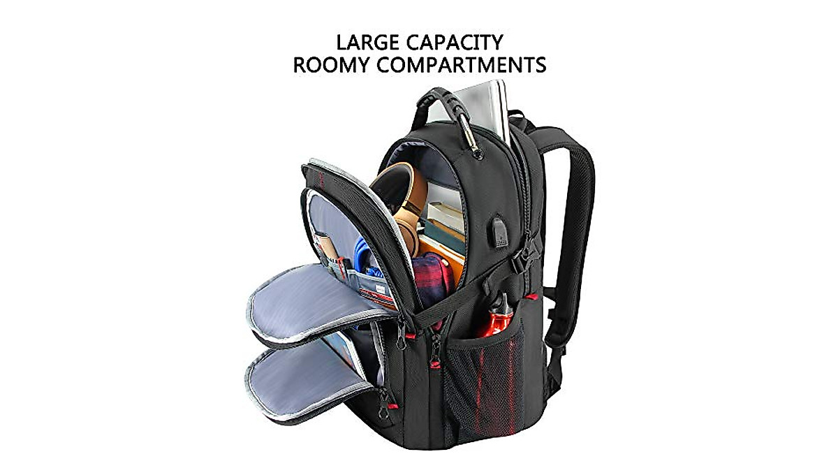 KROSER Travel Laptop Backpack 17.3 inch XL Computer Backpack Stylish ...
