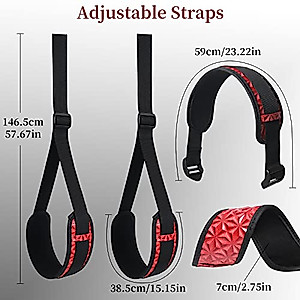 Sex Toys Sex Bondage Legs Restraints, Thigh Sling Adjustable Sex Straps, Bed Restraints for Couples Sex BDSM Toys, Bondage Rope Kit Restraints Tape Cuffs Collar