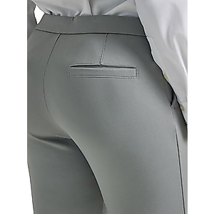 Lee Women's Ultra Lux Comfort Any Wear Slim Ankle Pant Dover Gray 10 Short