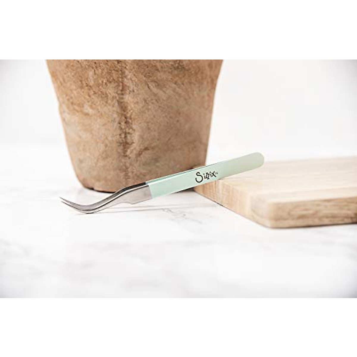 Sizzix Curved Fine Tip Tweezers for Intricate Projects, Scrapbooking, Cardmaking, One Size, Multi Color, Multicolour