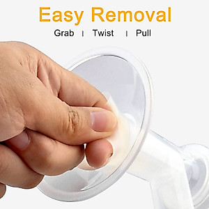 Loveishere 15mm Flange Inserts Compatible with Medela / Willow / TSRETE/ Momcozy S9 S10 S12/ Willow Wearable Cups & Spectra S1 S2, 24mm Breast Pump Shields Reduce Nipple Tunnel Down to 15mm, 2pcs