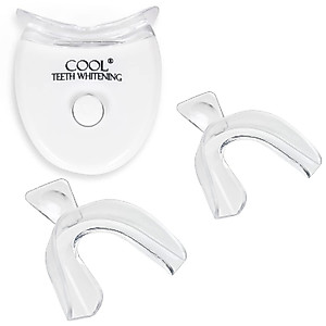 Teeth Whitening Trays Moldable Mouth Tray 2 Dental Trays Teeth Whitening Light for Faster Stain Removal Included Form Shape Perfectly Mouth Dental Tooth Compatible with Opalescence Whitener Bleaching