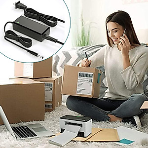 Replacement for MUNBYN Power Cord Compatible with NETUM ITPP941 NT-8006 P941 MU-ITPP941-US,Replacement for JADENS Power Supply Cord Compatible with Rollo X1038 Label Printer Thermal Label Maker