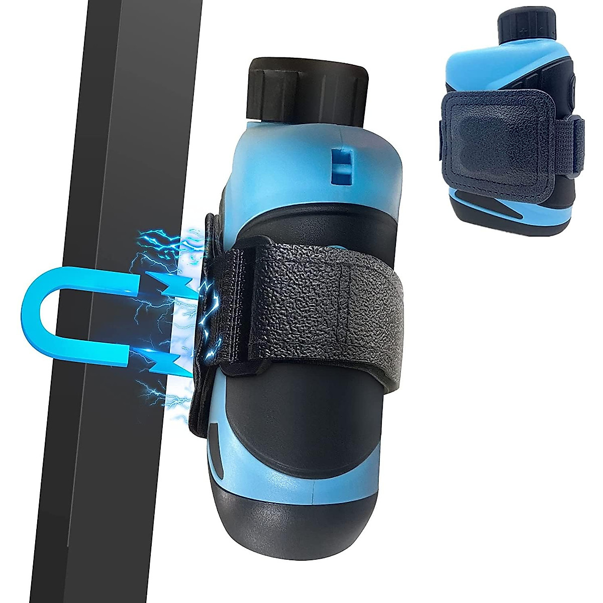 HomeMount Golf Rangefinder Magnetic Holder - Adjustable Strap Range Finder Accessories for Golf Cart Railing