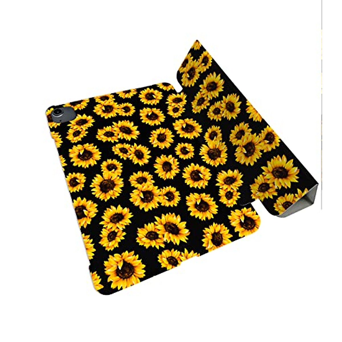 Cute Sunflowers Flower Pattern case Compatible with All Generations iPad Air Pro Mini 5 6 11 inch 12.9 10.9 10.2 9.7 7.9 Plastic Fabric Cover Slim Smart Stand SN524 (8.3" Mini 6th gen)