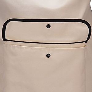 Household Essentials Backpack Duffel Laundry Bag, Cream & Black