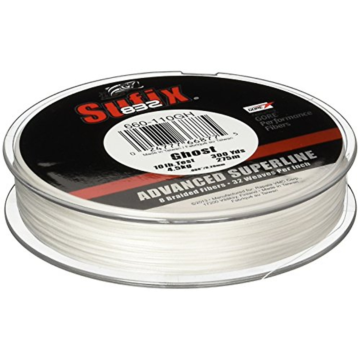 Sufix 832 Braid 30 lb Ghost 300 yards