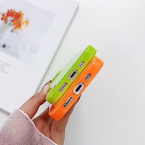 YUMUPIFE Compatible with iPhone 13 Pro Max Case,Cute Glitter Bling for Women Girls Silicone Non-Slip Shockproof Soft TPU Phone Case,for iPhone 13 Pro Max 6.7 inch(Malachite Green)