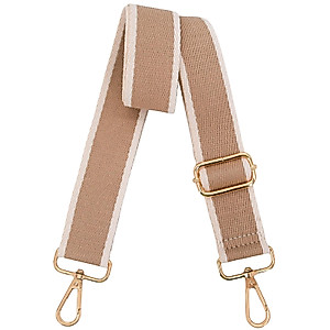 ROYGBCP Adjustable Purse Strap Bag Shoulder Strap Replacement Crossbody Canvas Bag Handbag Purses for Unisex thick crossbody strap replacement