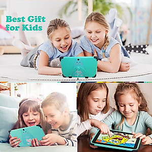 weelikeit Tablet for Kids 8", Android 11 Kids Tablet with AX WiFi6,Parental Control, Kids APP Installed, 4500 mAh, HD Display,2+32GB,Bluetooth, Google Play, Toddler Tablet with Stylus(Green)