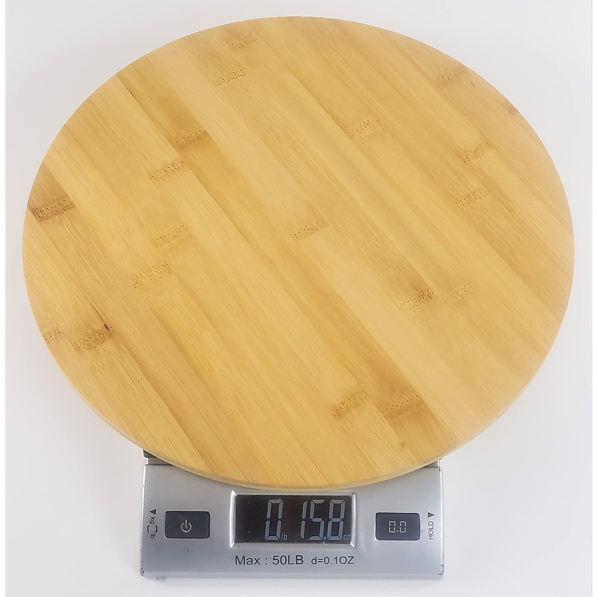 (Set of 12) 12" Round Bulk Plain Bamboo Cheese, Cutting Board | For Customized, Personalized Engraving Purpose | Wholesale Premium Bamboo Board