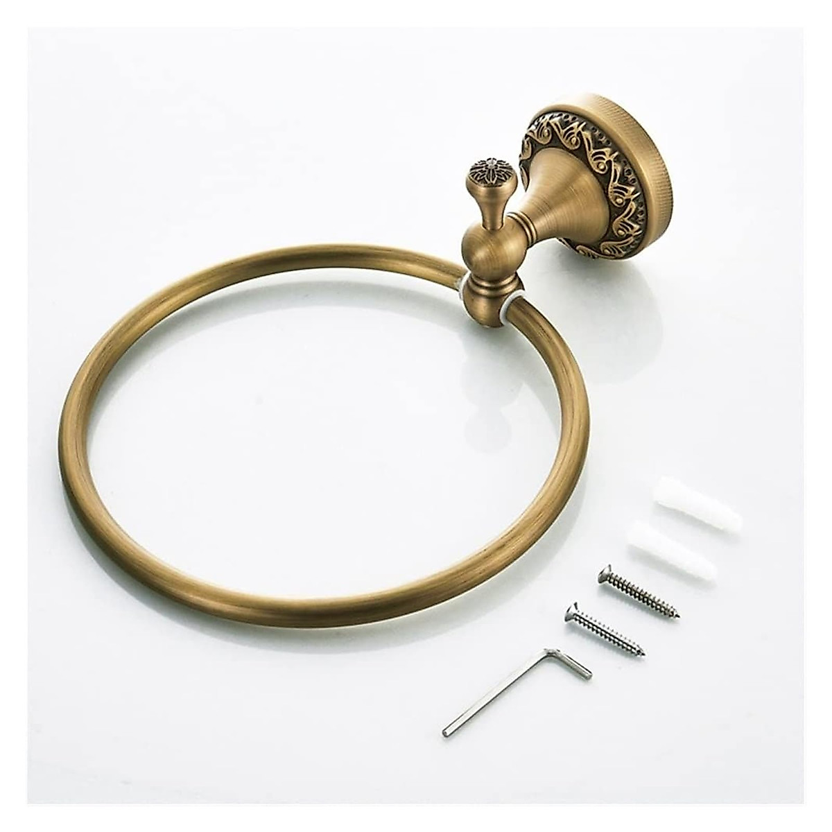 Towel Racks Bath Towel Holder,Hand Towel,European Antique Brass Towel,Retro Towel Rack,Hardware,Wall Mounted Hanging Rack for Toilet Kitchen