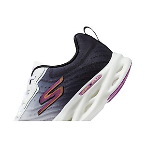 Skechers Go Run Swirl Tech Speed Headway White/Black 8 B (M)