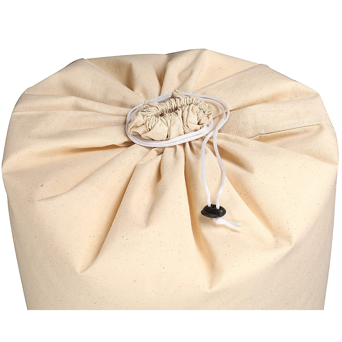 Cotton Clinic 6 Pack Set Cotton Laundry Bags for Delicates, Laundry Bags Canvas Extra Large 24"x36", Multi Purpose Bags, Heavy Duty Natural Drawstring Laundry Bags Cotton