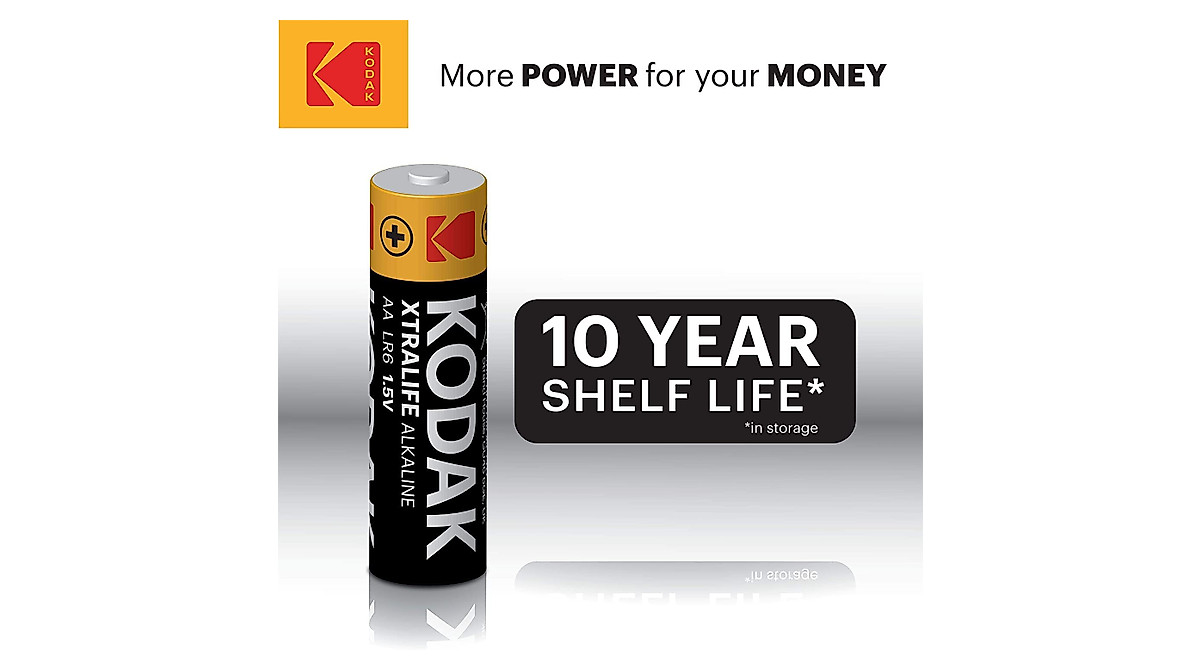 KODAK AAA Batteries - Long Lasting Power, 60 Pack